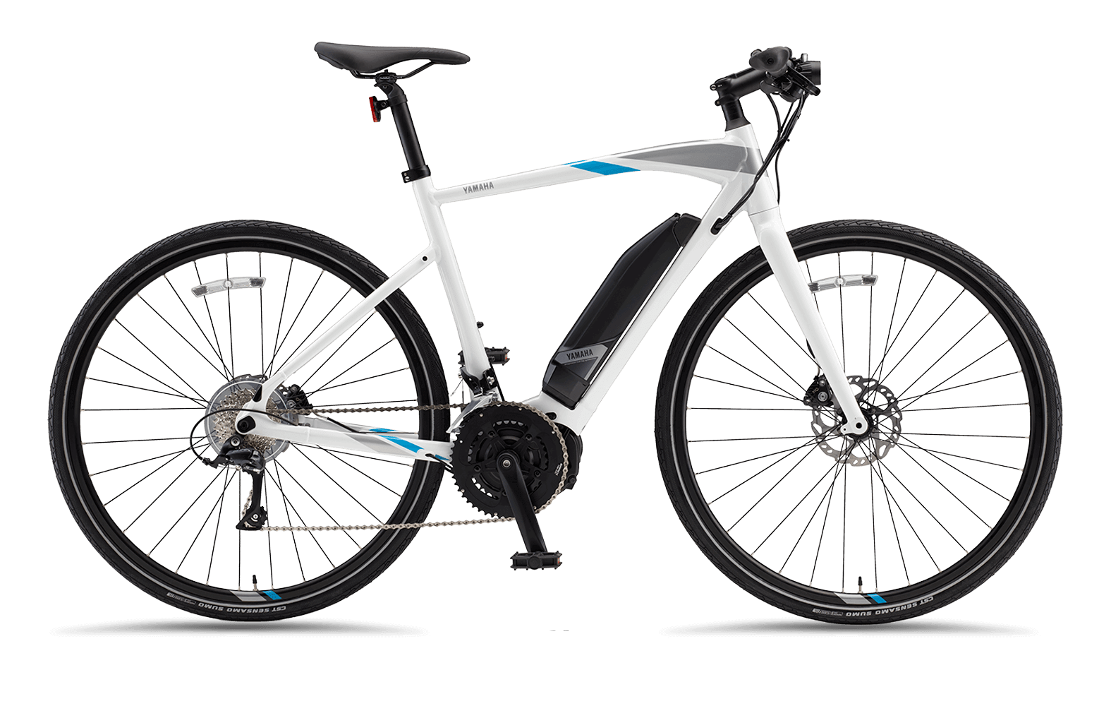 CCOREMBLU CrossCore Aqua/White - Medium - Yamaha Bicycles | Crowley Cycles