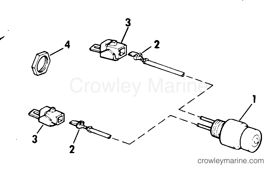 SHORTING SWITCH - 1975 Outboard 15 15504C | Crowley Marine