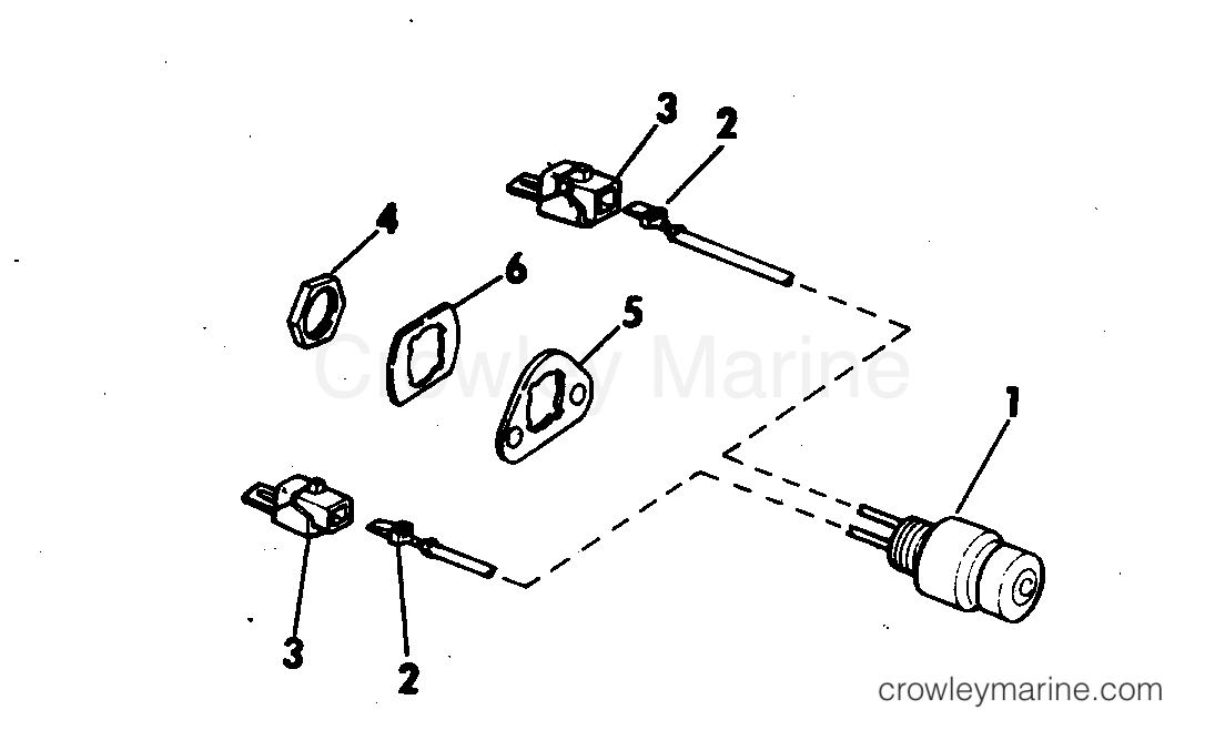 SHORTING SWITCH - 1972 Outboard 25 25E72R | Crowley Marine