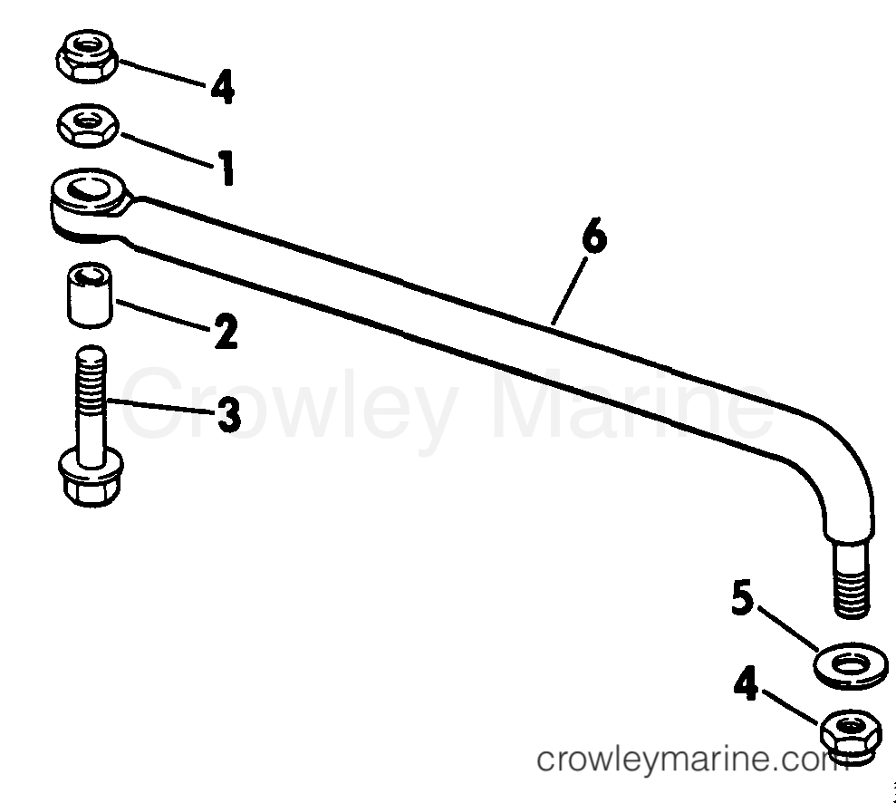 STEERING CONNECTOR KIT - 1986 Outboard 20 E20CRCDC | Crowley Marine