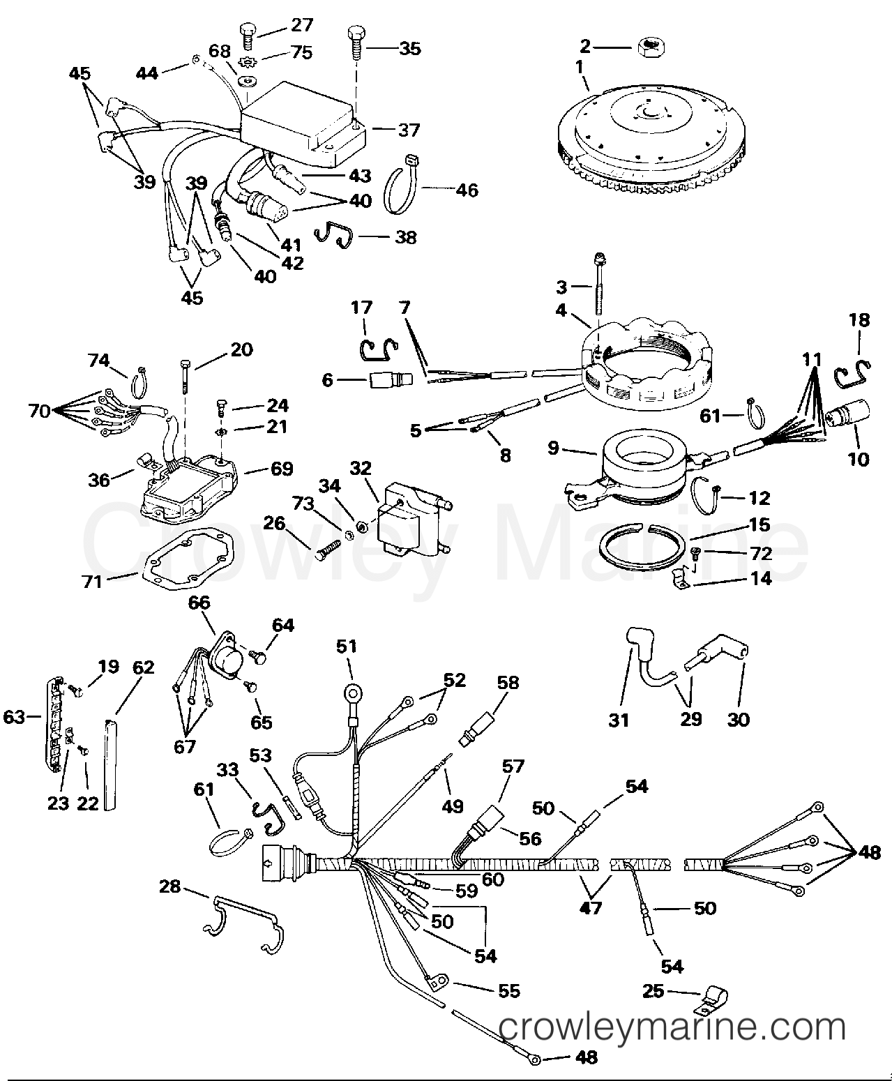 IGNITION SYSTEM - 1991 Quiet Rider 115 V115SLEIE | Crowley Marine