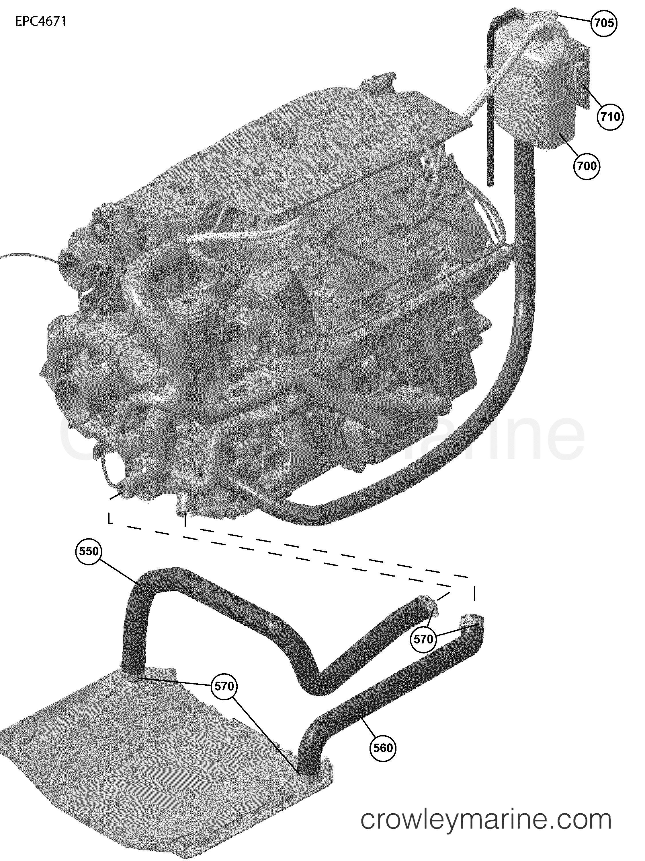 COOLING SYSTEM - SINGLE MODELS - AA Powertrain 250 440000AAA | Crowley ...