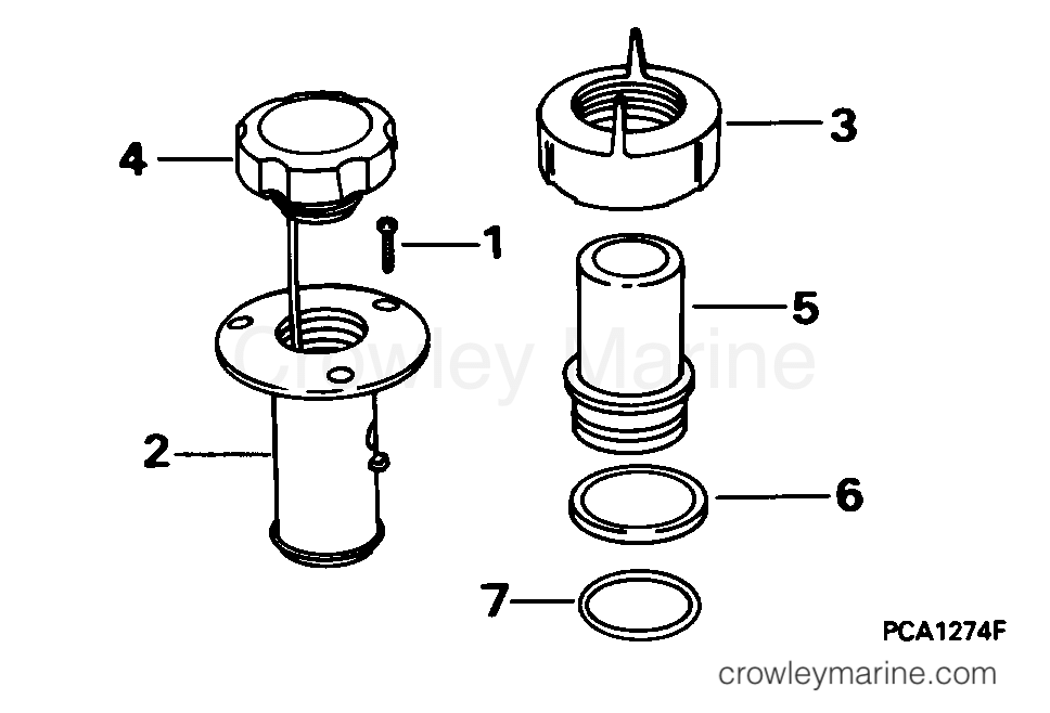REMOTE OIL FILL KIT - 1.8 & 3.0 GALLON TANK P/N 176461 - 1995 Rigging ...