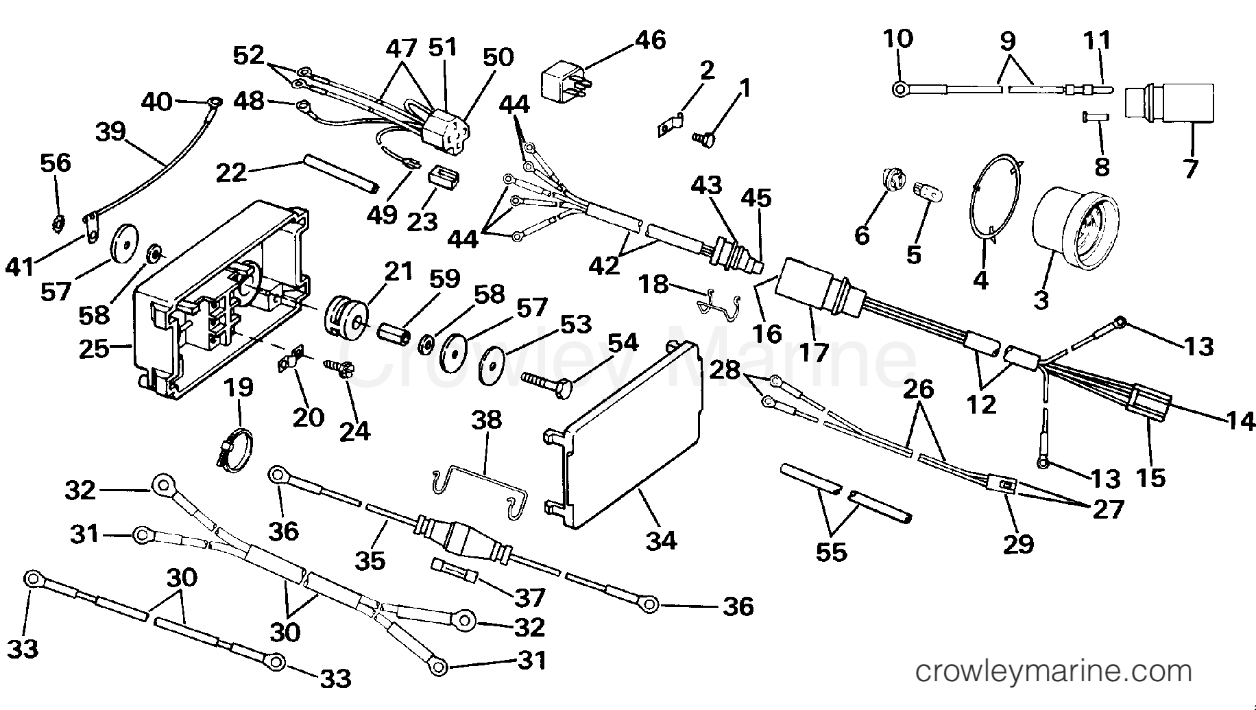 POWER TRIM/TILT ELECTRICAL - 1984 Outboard 150 E150TLCRD | Crowley Marine