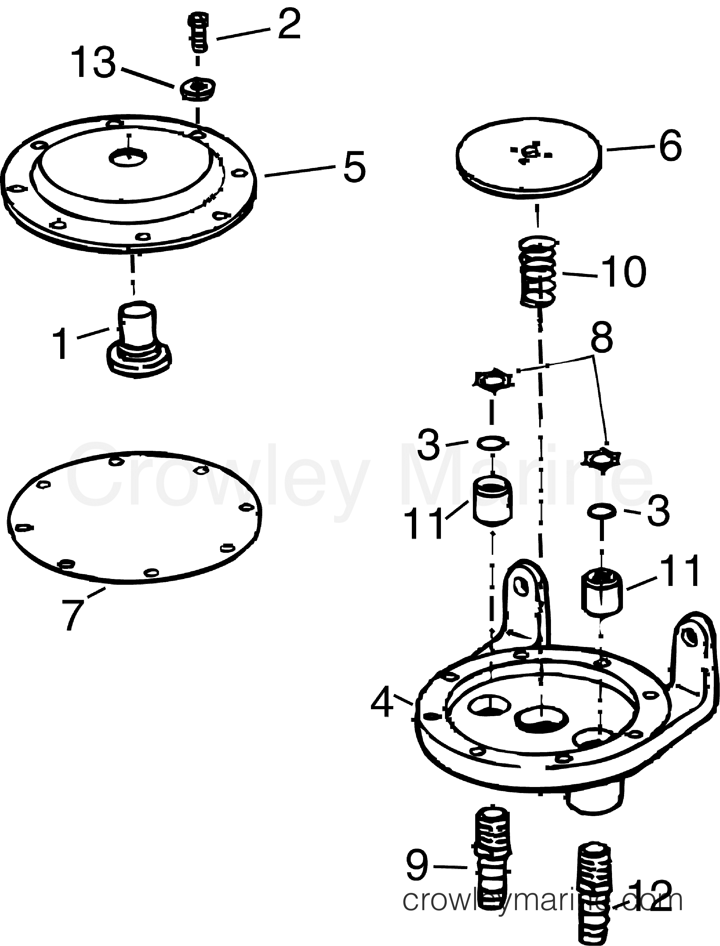 PRIMER PUMP - MANUAL (FUEL) - 2005-2010 Rigging Accessories Fuel System ...