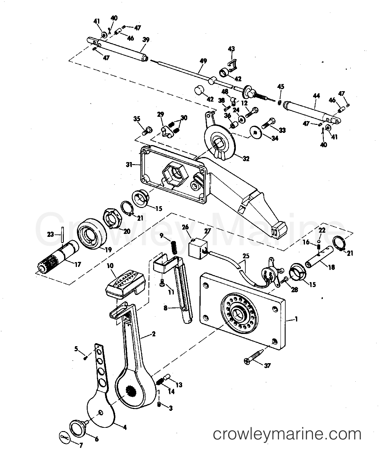 Quicksilver Boat Controls Diagram MerCruiser Parts Mercury
