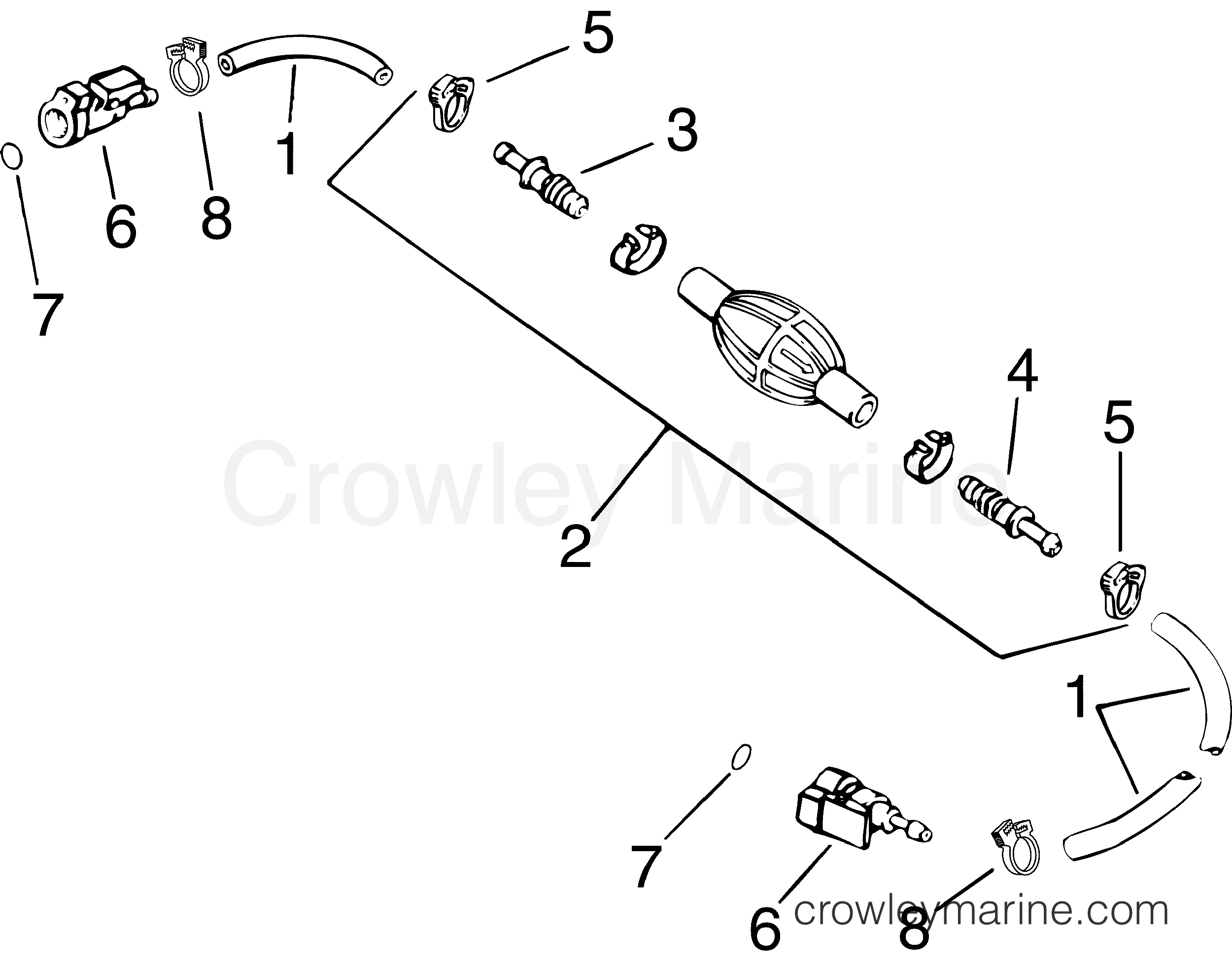 PRIMER BULB & HOSE WITH QUICK DISCONNECT -5/16 IN. I.D. (FUEL) - 2005 ...