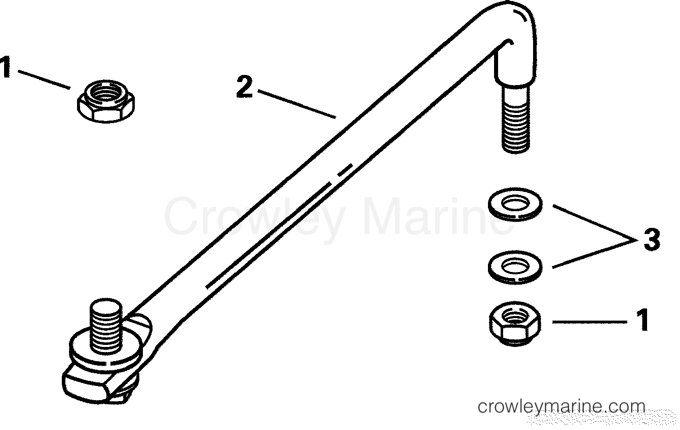 STEERING LINK KIT - 2000 Outboard 200 BJ200CXSSE | Crowley Marine