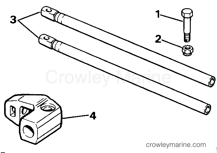 CONNECTOR AND GUIDE ROD - COUNTER ROTATING ENGINES - 1989 Rigging ...