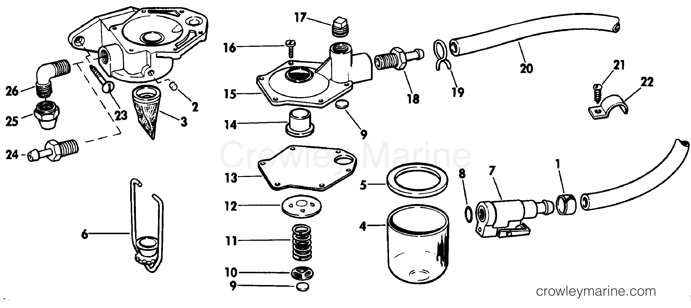 PRIMER PUMP KIT - 1984 Rigging Accessories Fuel System | Crowley Marine