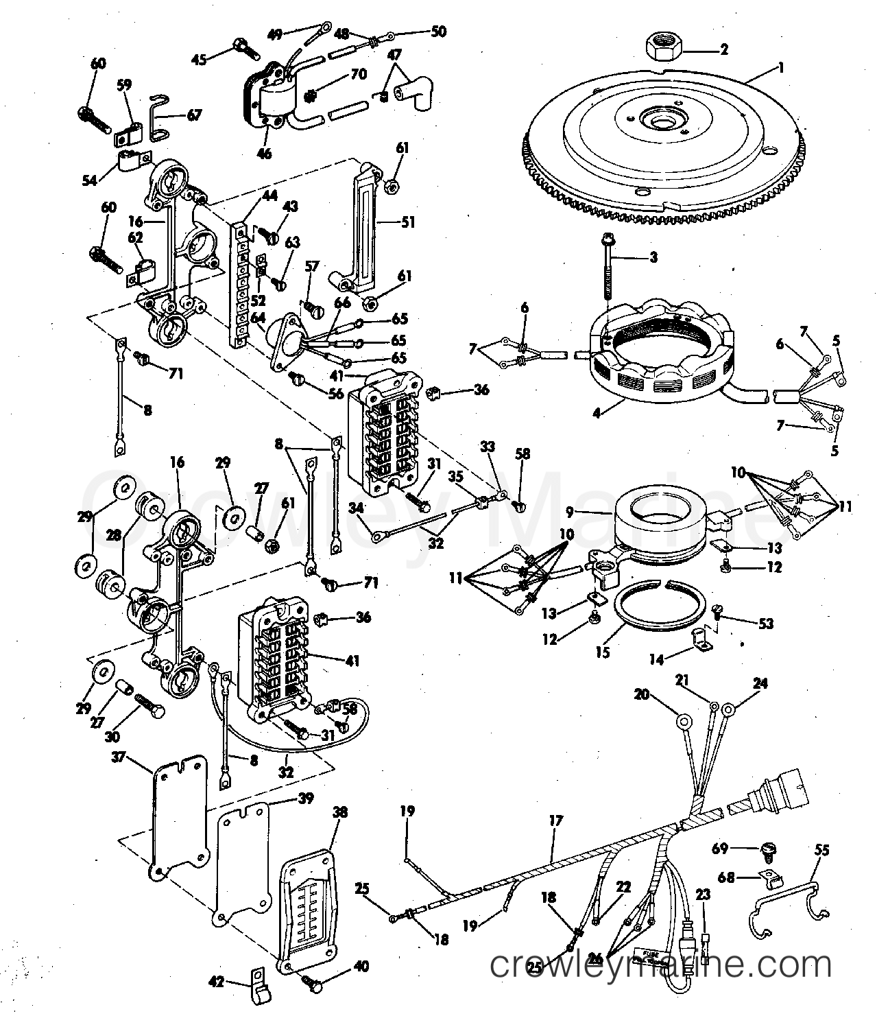 IGNITION SYSTEM - 1977 Outboard 175 175TL77S | Crowley Marine