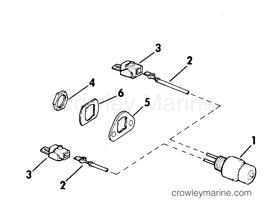 SHORTING SWITCH - 1975 Outboard 25 25502B | Crowley Marine