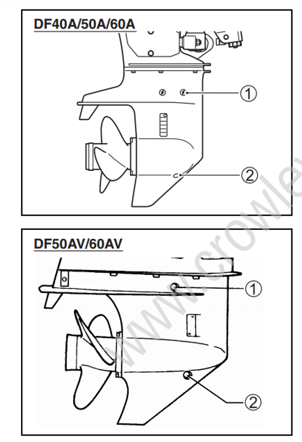 Owner's Manual DF60A, DF40A, DF50A Inspection And Maintenance | Crowley ...