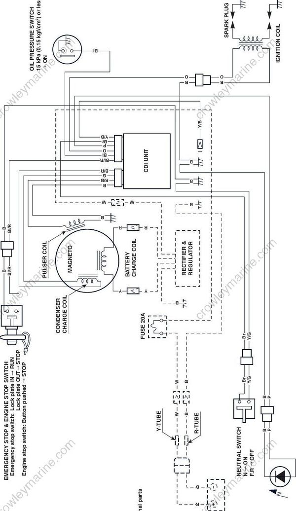 Owner's Manual DF9.9, DF15 Wiring Diagram | Crowley Marine