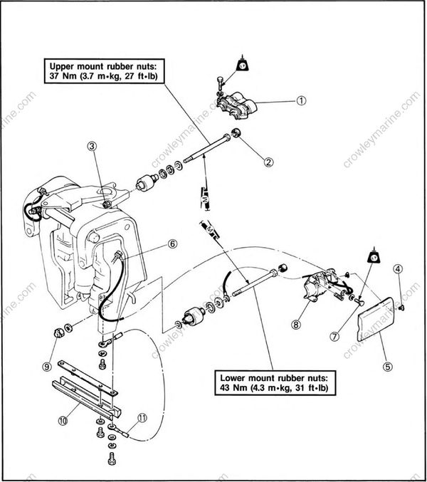 Bracket Unit [Exploded Diagram] [1990] | Crowley Marine