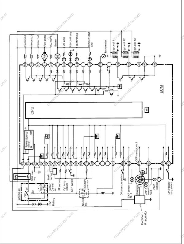 Service Manual DF40, DF50 Ecm Internal Structure [49][Df40, Df50 ...