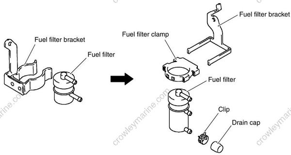 Service Manual DF70, DF60 Fuel Filter [124][Df70, Df60] | Crowley Marine