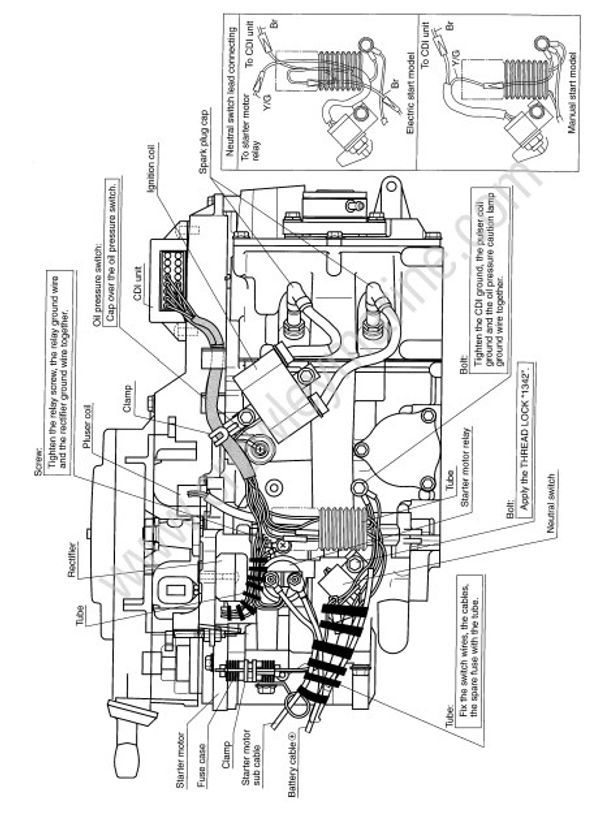Service Manual DF9.9, DF15 Wire Routing [55][Df9.9, Df15] | Crowley Marine