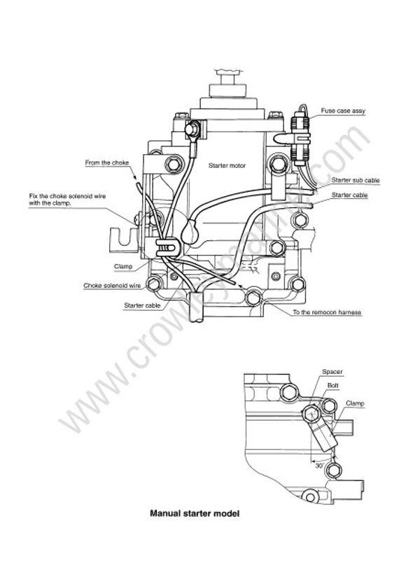 Service Manual DF9.9, DF15 Wire Routing [55][Df9.9, Df15] | Crowley Marine