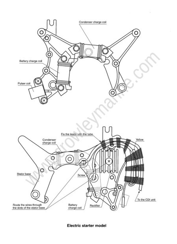 Service Manual DF9.9, DF15 Wire Routing [55][Df9.9, Df15] | Crowley Marine