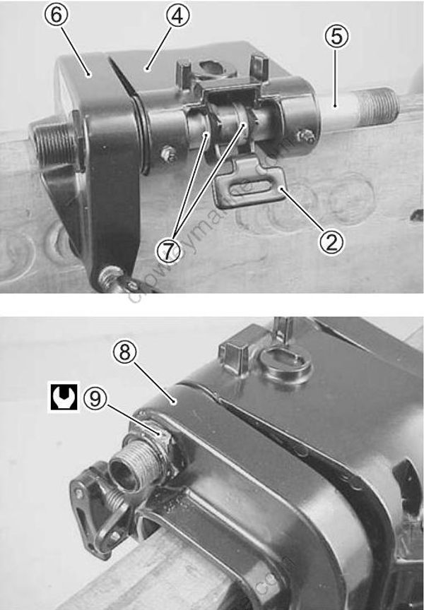 Service Manual DF9.9, DF15 Swivel Bracket, Steering Bracket, Clamp ...