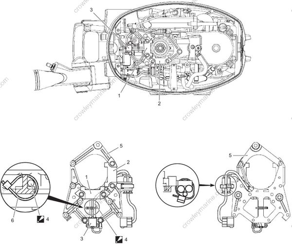 Service Manual DF9.9, DF8A Wire Routing [30][Df9.9, Df8A] | Crowley Marine