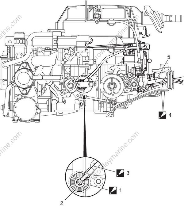 Service Manual DF9.9, DF8A Wire Routing [30][Df9.9, Df8A] | Crowley Marine