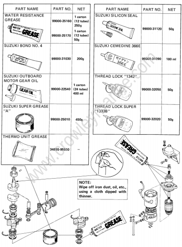 Service Manual DT75, DT85 Engine Cover, Oil Tank, Oil Pump, Crankshaft ...