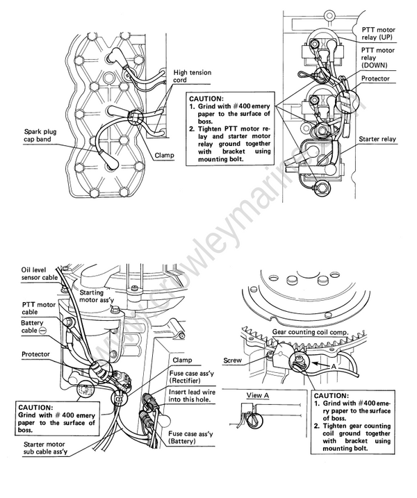 Service Manual DT75, DT85 Wire Routing [144][Dt75, Dt85] | Crowley Marine