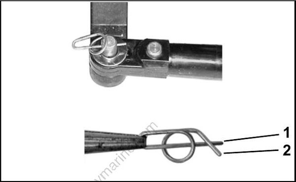 Tiller Handle Kit Etec Rope Start [353311] | Crowley Marine