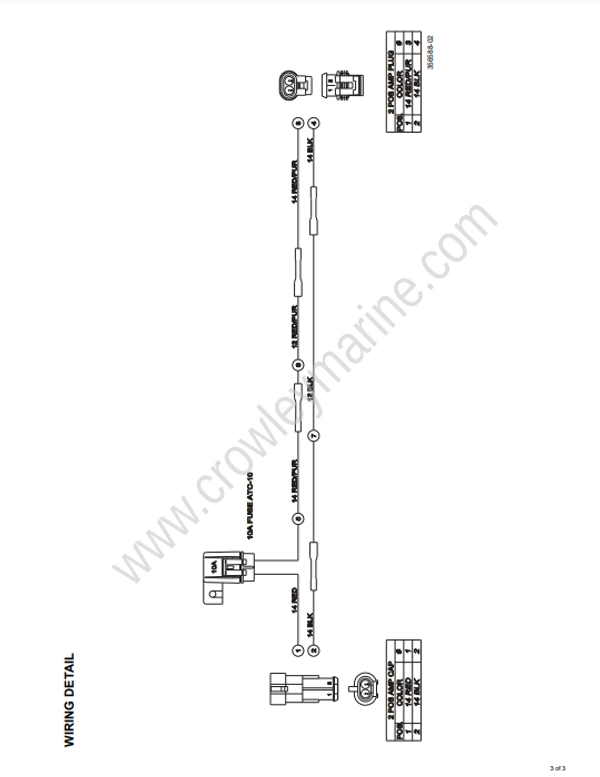 Icon Ii Accessory Power Input Harness Kit [356588] | Crowley Marine