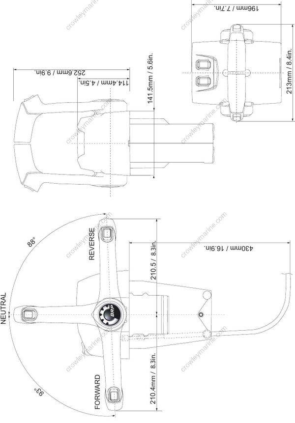 Binnacle Mount Remote Control Installation And User Guide, 5006182 ...