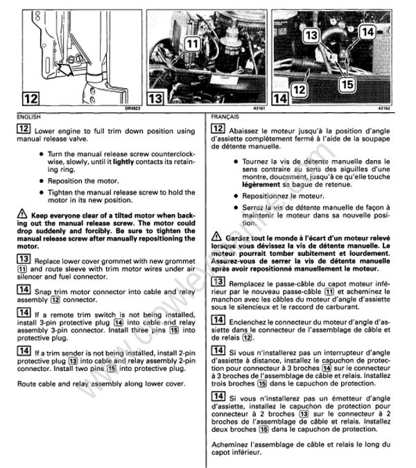 Power Trim/Tilt Kit, 1989 & Newer 40, 48, 50 With Touch-Trim [127555 ...