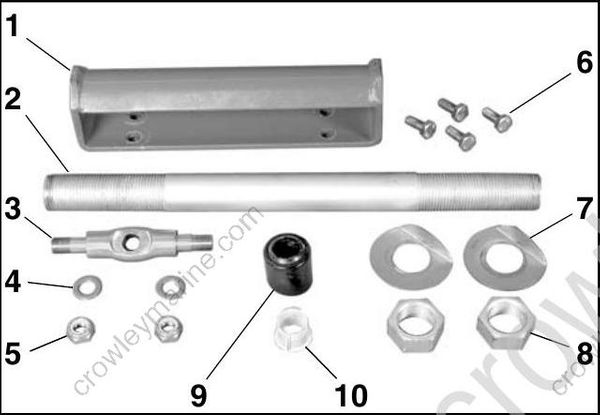 Dual Cable Steering Bracket Kit [351419] | Crowley Marine
