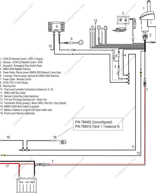 OE Evinrude E-TEC G2 Rigging Diagrams - All Remote Control Types ...