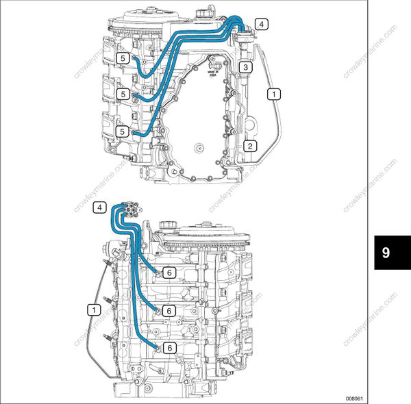 Service Manual 40-90 HP.E-TEC Oiling System [Oil Supply Diagrams ...