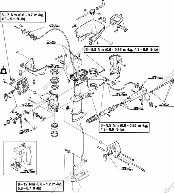 Bracket Unit [Exploded Diagram] [1990] | Crowley Marine