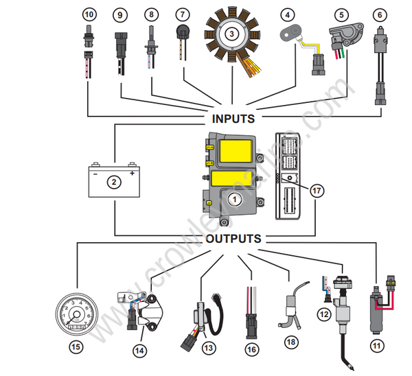 Service Manual 5008736_55 MFE Engine Managment Module [Emm Inputs And ...