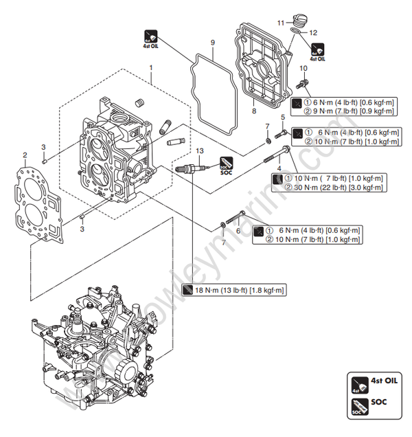 Service Manual 5008853_15 HP Power Unit [Parts Layout] | Crowley Marine