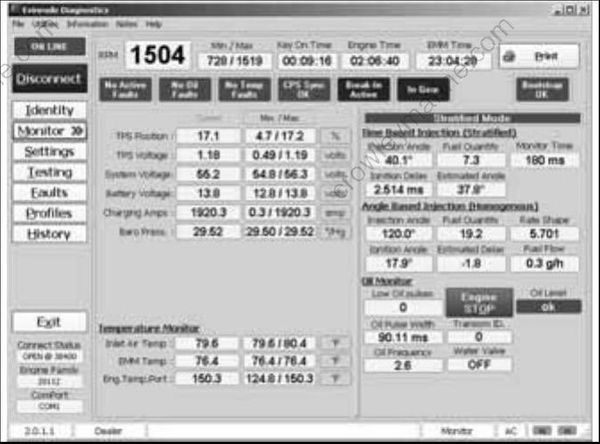Service Manual 75-90 HP E-TEC Engine Managment Module [Diagnostic ...