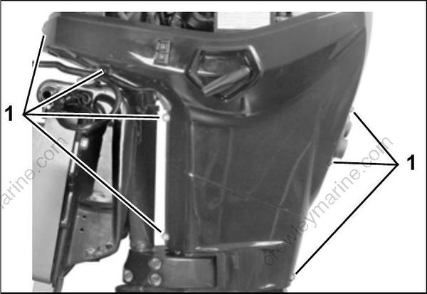 Service Manual Evinrude E-TEC 40-60 HP Powerhead [Removal] | Crowley Marine