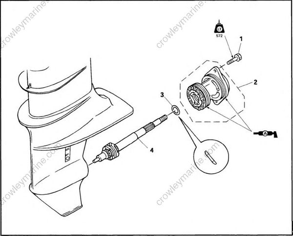 Lower Unit [Propeller Shaft Housing And Propeller Shaft] [2006 ...
