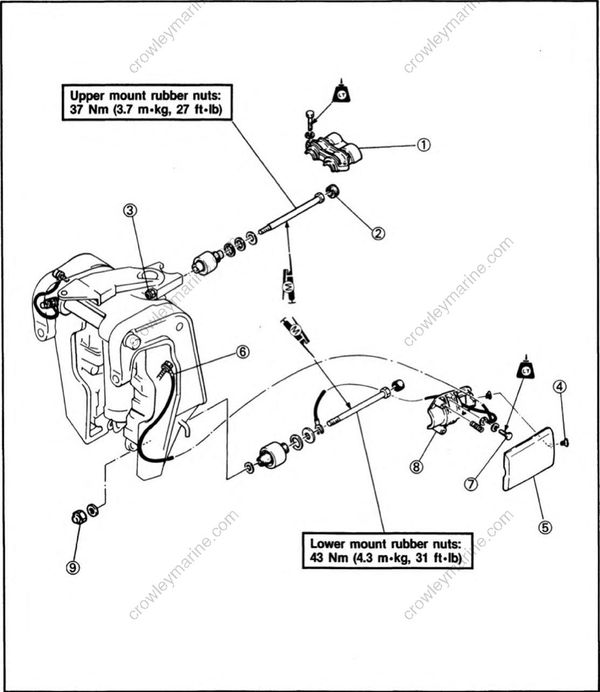 Bracket Unit [Exploded Diagram] [1988] | Crowley Marine