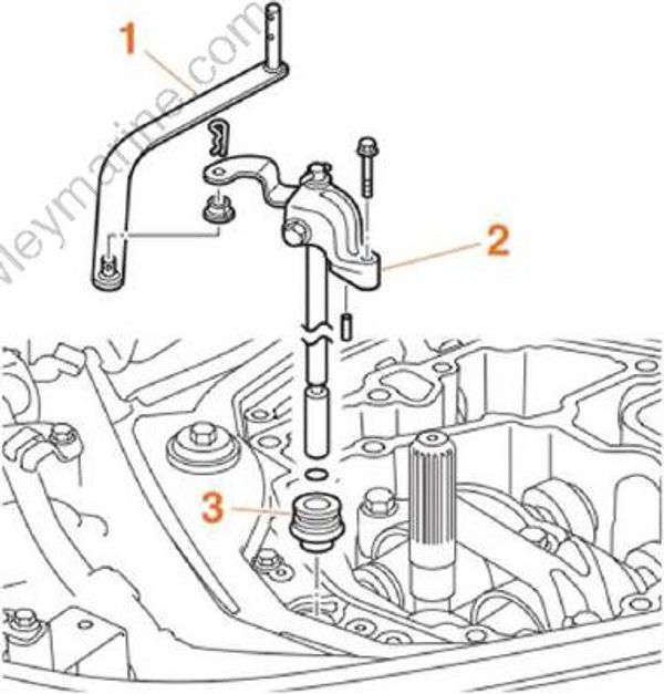 Lower Unit [Shift Rod And Shift Bracket] [2017] | Crowley Marine