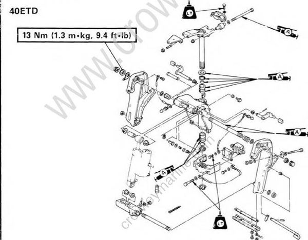 Bracket Unit [Exploded Diagram] [1990] | Crowley Marine