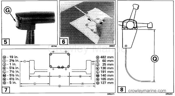Prewired Binnacle Mount Control With or Without Trim | Crowley Marine