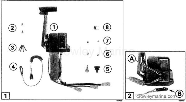 Prewired Binnacle Mount Control With or Without Trim | Crowley Marine