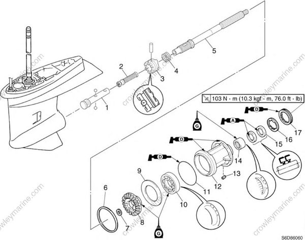 Lower Unit [Propeller Shaft Housing] [2008] | Crowley Marine