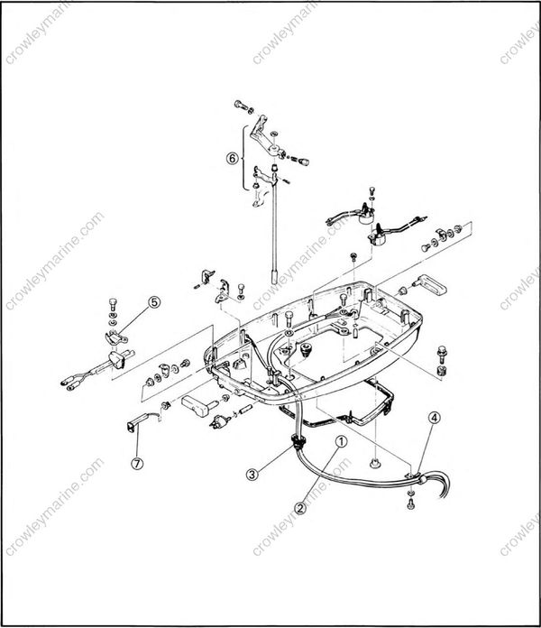 Bracket Unit [Exploded Diagram] [1991] | Crowley Marine