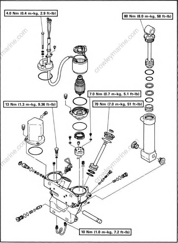 Bracket Unit [Exploded Diagram] [1991] | Crowley Marine